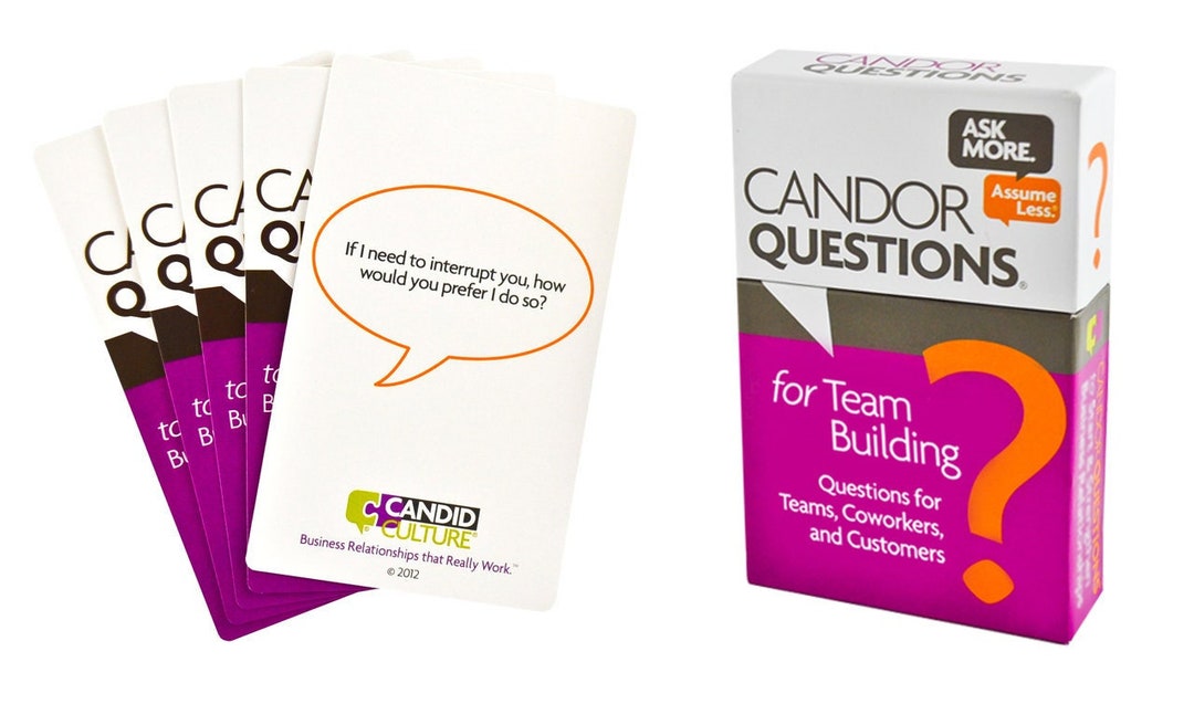 Candor Questions® for Team Building - Etsy
