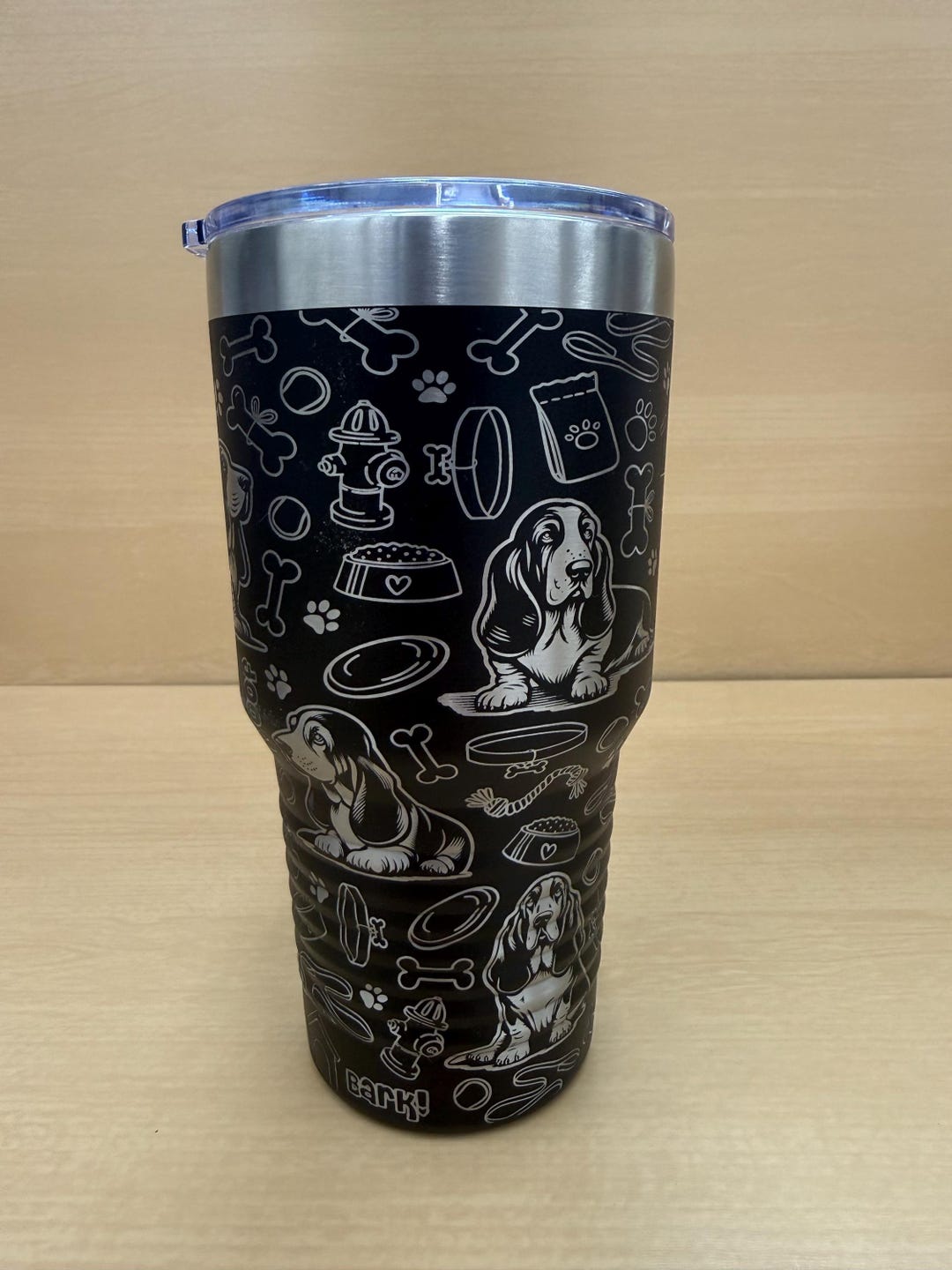 Basset Hound Laser Engraved Tumbler 30oz | Dog Lover Gift | Insulated ...