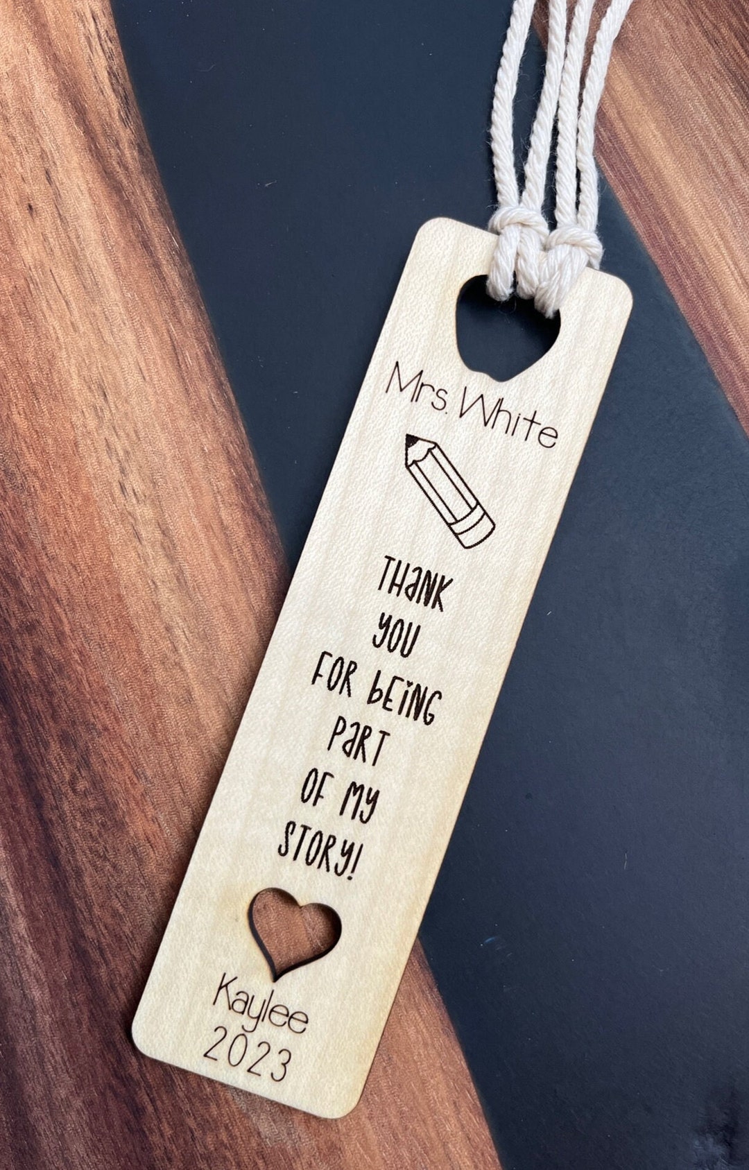 Teacher Gift | Bookmark | Teacher | Daycare | Provider | End of the ...
