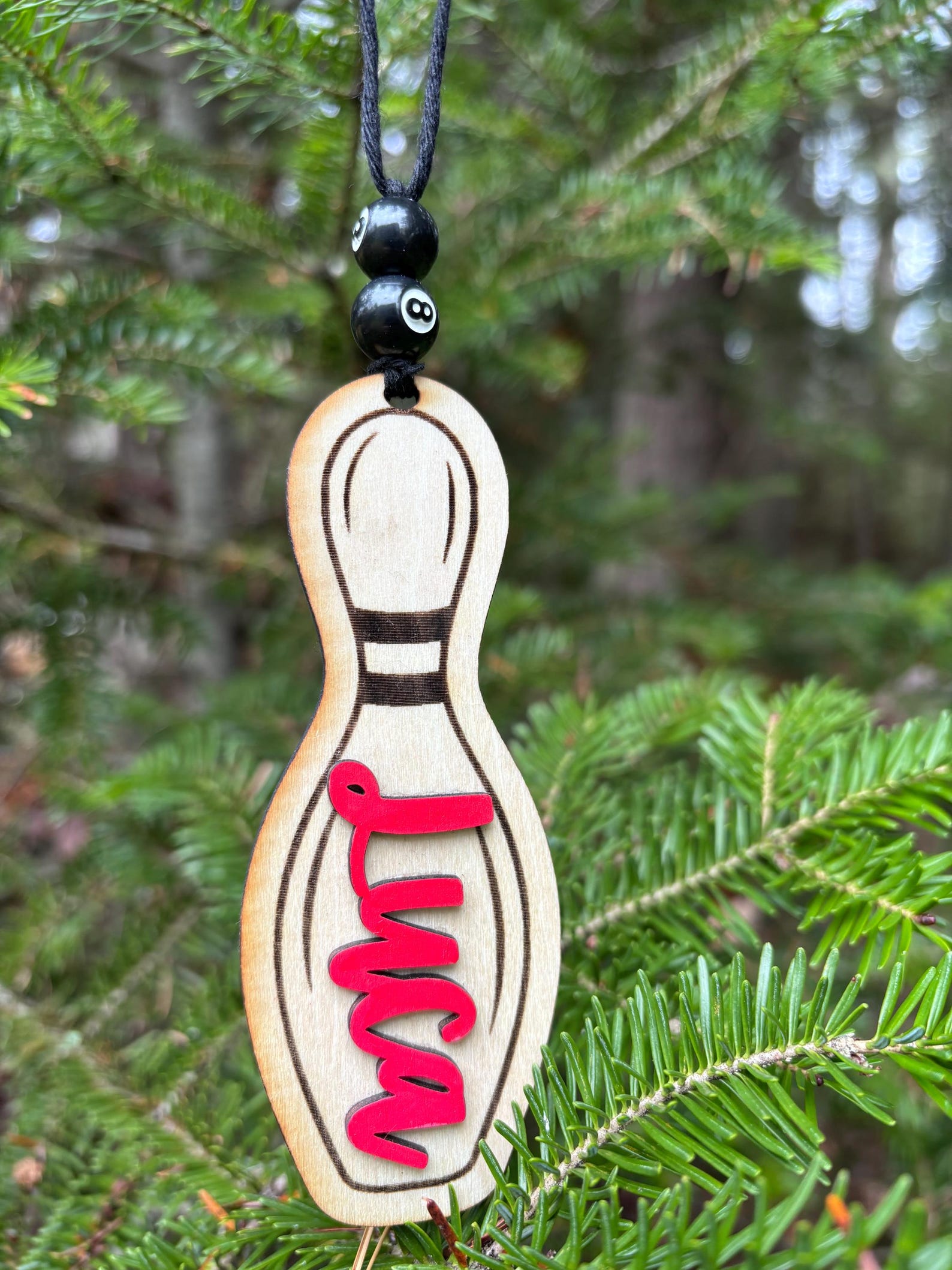 Bowling Pin Personalized Ornament - Etsy