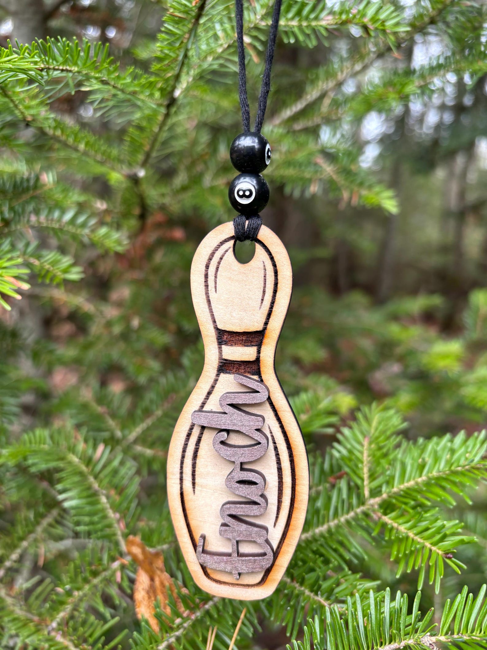 Bowling Pin Personalized Ornament - Etsy