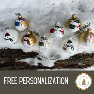 Washington Commanders Personalized Snowman Christmas Ornament ...