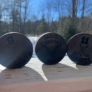 Custom Engraved Hockey Puck - Etsy