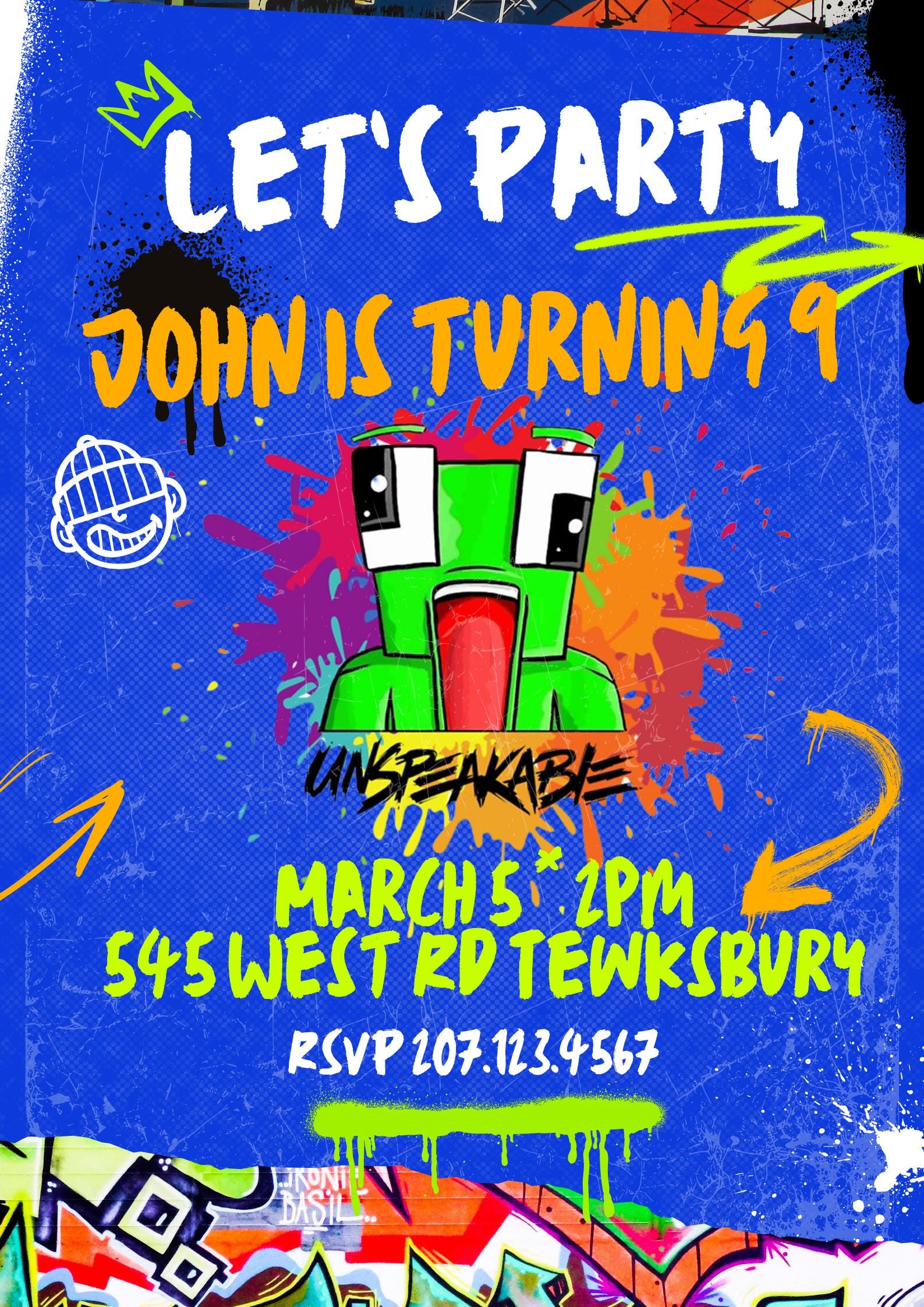 Unspeakable Birthday Party Invitation - Etsy