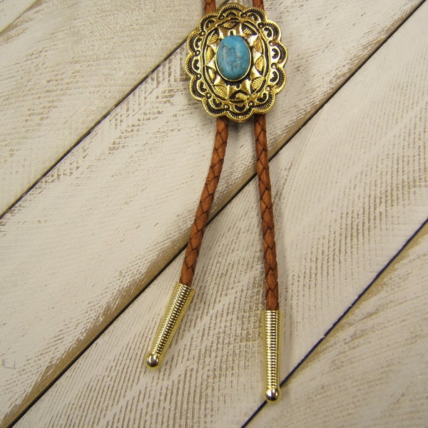 Gold Bolo Tie - Etsy
