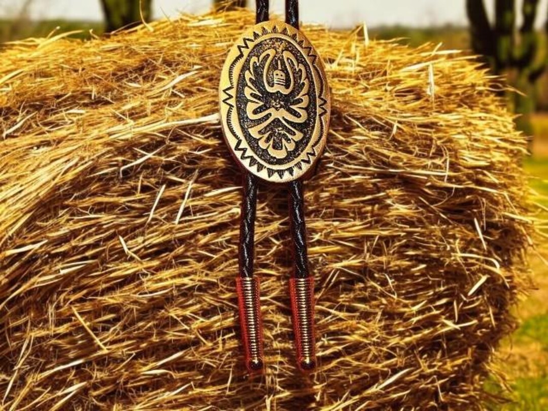 Wedding Bolo Ties Thunderbird Eagle Gold Bolo Tie Men Women Bolo Tie ...