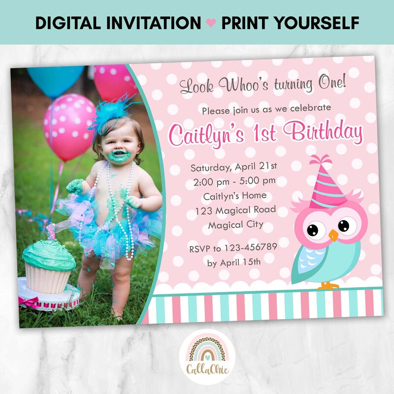 Owl 1st Birthday - Etsy