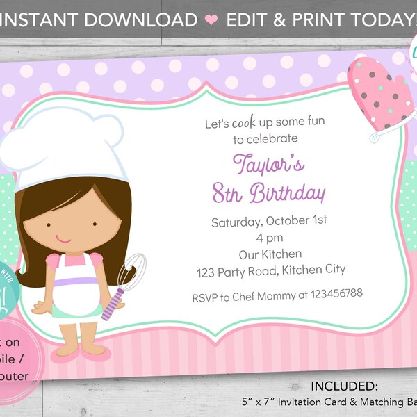 Little Chef Party - Etsy