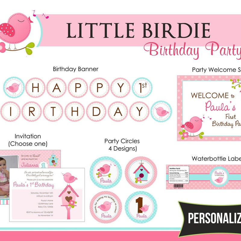 Bird Theme Birthday - Etsy
