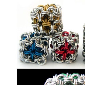 Tutorial: Cube (advanced Chainmaille Project) - PDF - Instructions in ...