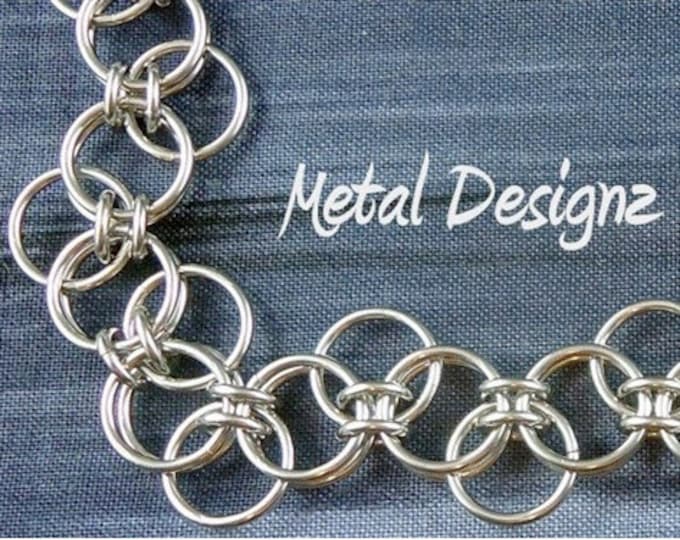 Chainmaille Kit: TWO Bubbles Bracelets or ONE Necklace - Metal Designz - Beginner - Instructions ...