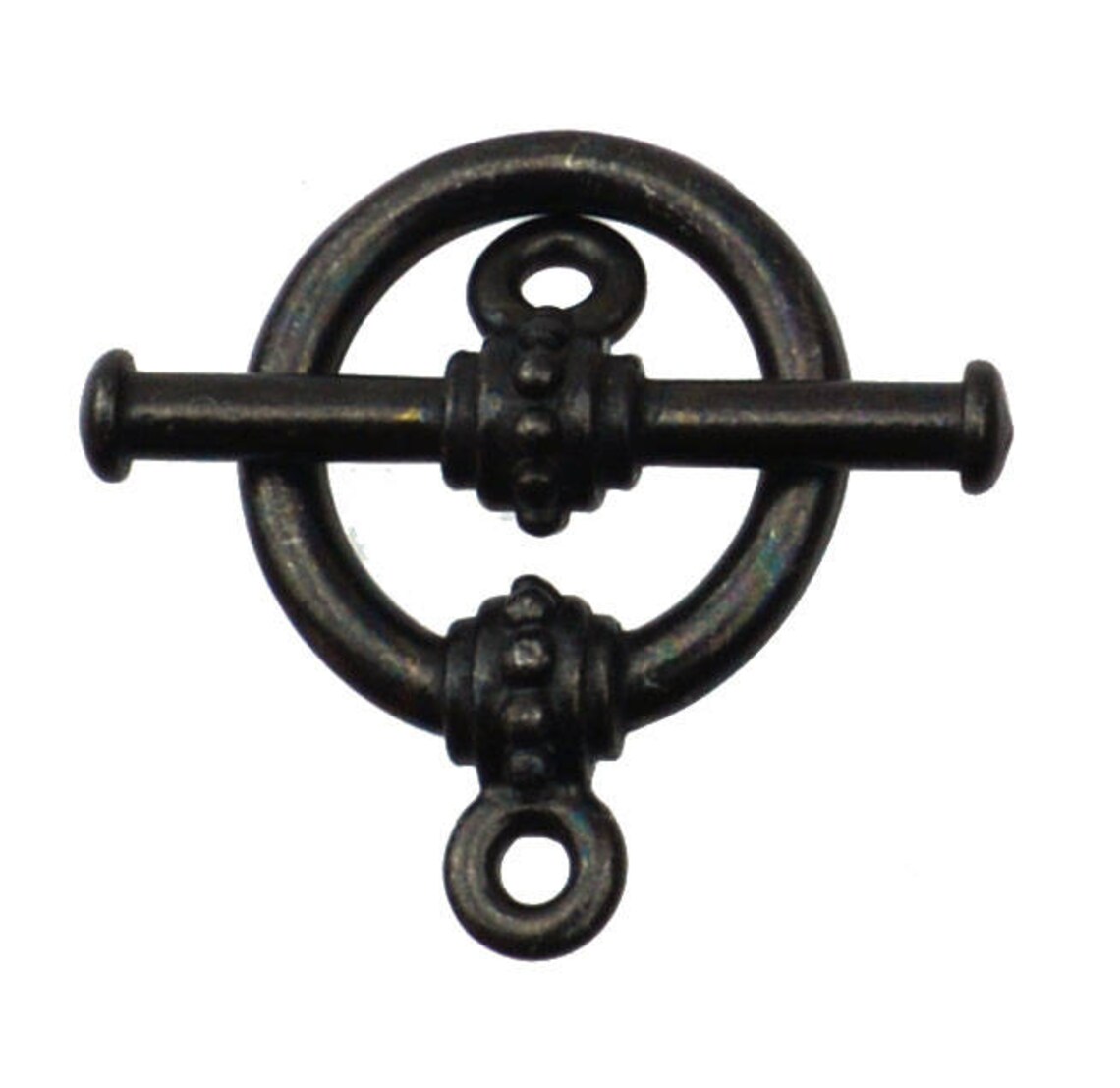 Large Beaded Toggle by Tierracast Electroplated With Plated - Etsy