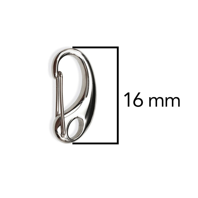 Stainless Steel Self-closing Clasp Triggerless Push Clip - Etsy