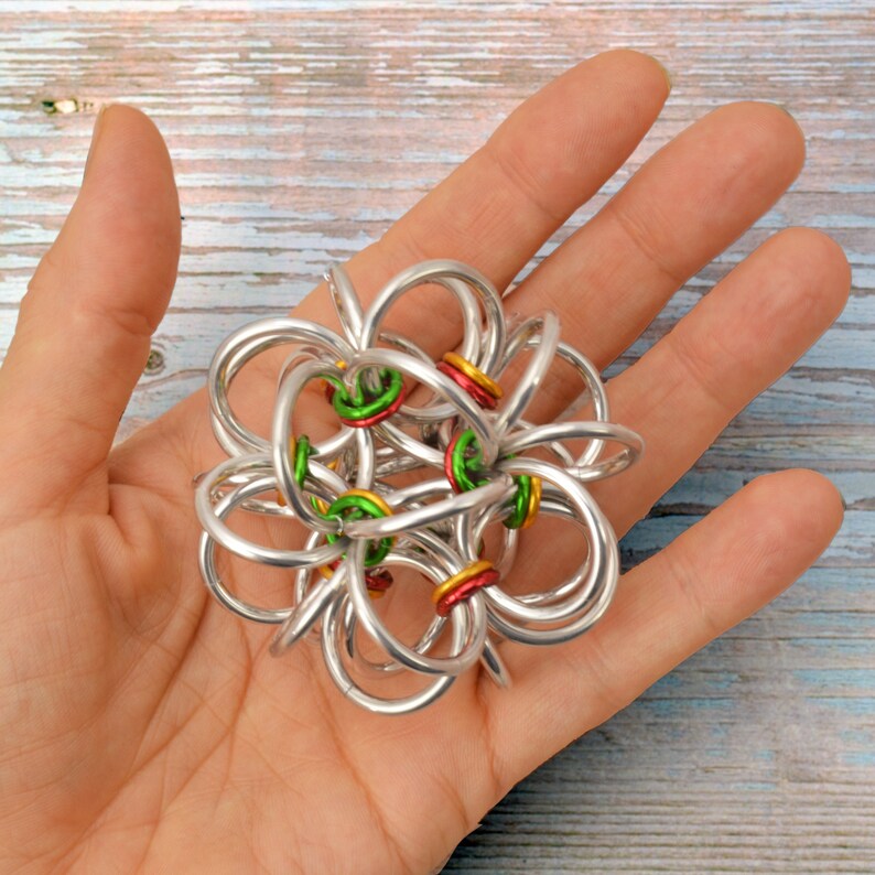 Chainmaille Kit: Japanese Ball Ornament Holiday Makes 3 - Etsy