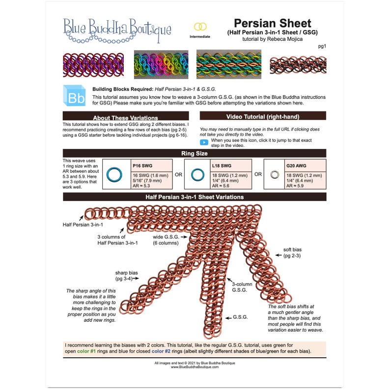 Tutorial: Persian Sheet Variations - 6 Projects - Intermediate ...