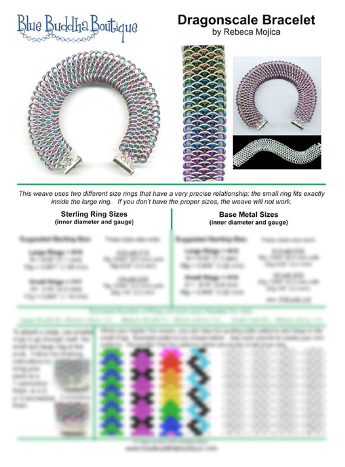 Tutorial: Dragonscale (advanced Chainmaille Project) - PDF ...