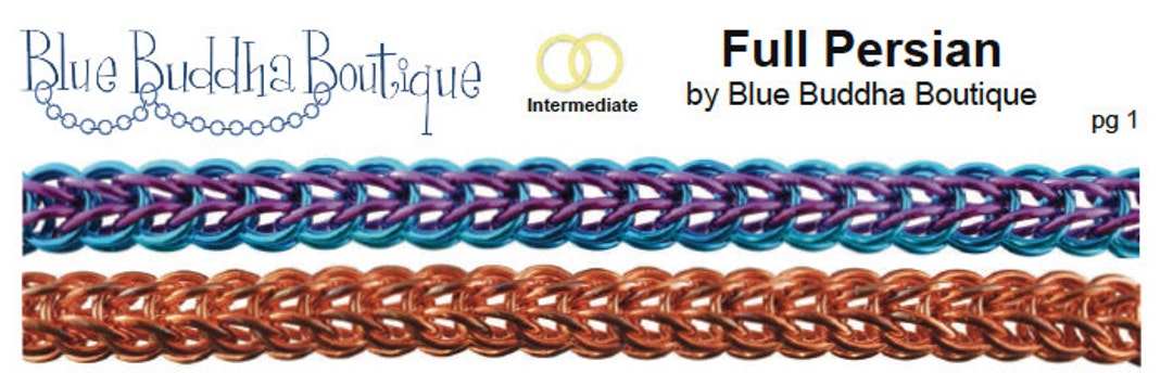 Tutorial: Full Persian 6-in-1 (intermediate Chainmaille Project) PDF ...