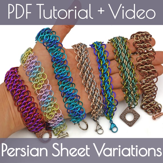 Tutorial: Persian Sheet Variations 6 Projects Intermediate - Etsy