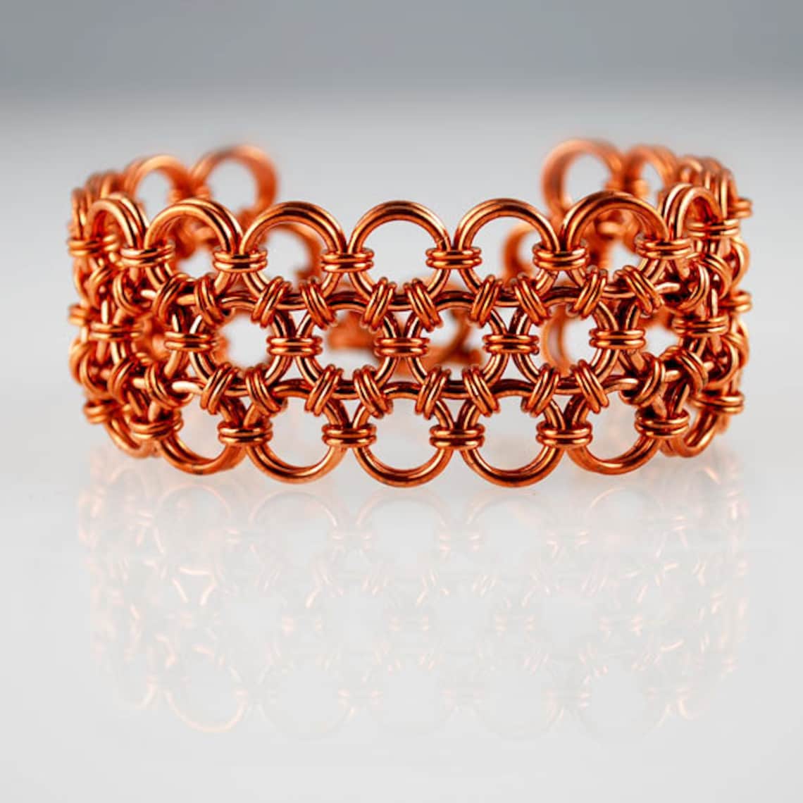 Tutorial: Japanese Lace 12-in-2 (easy Intermediate Chainmaille Project ...