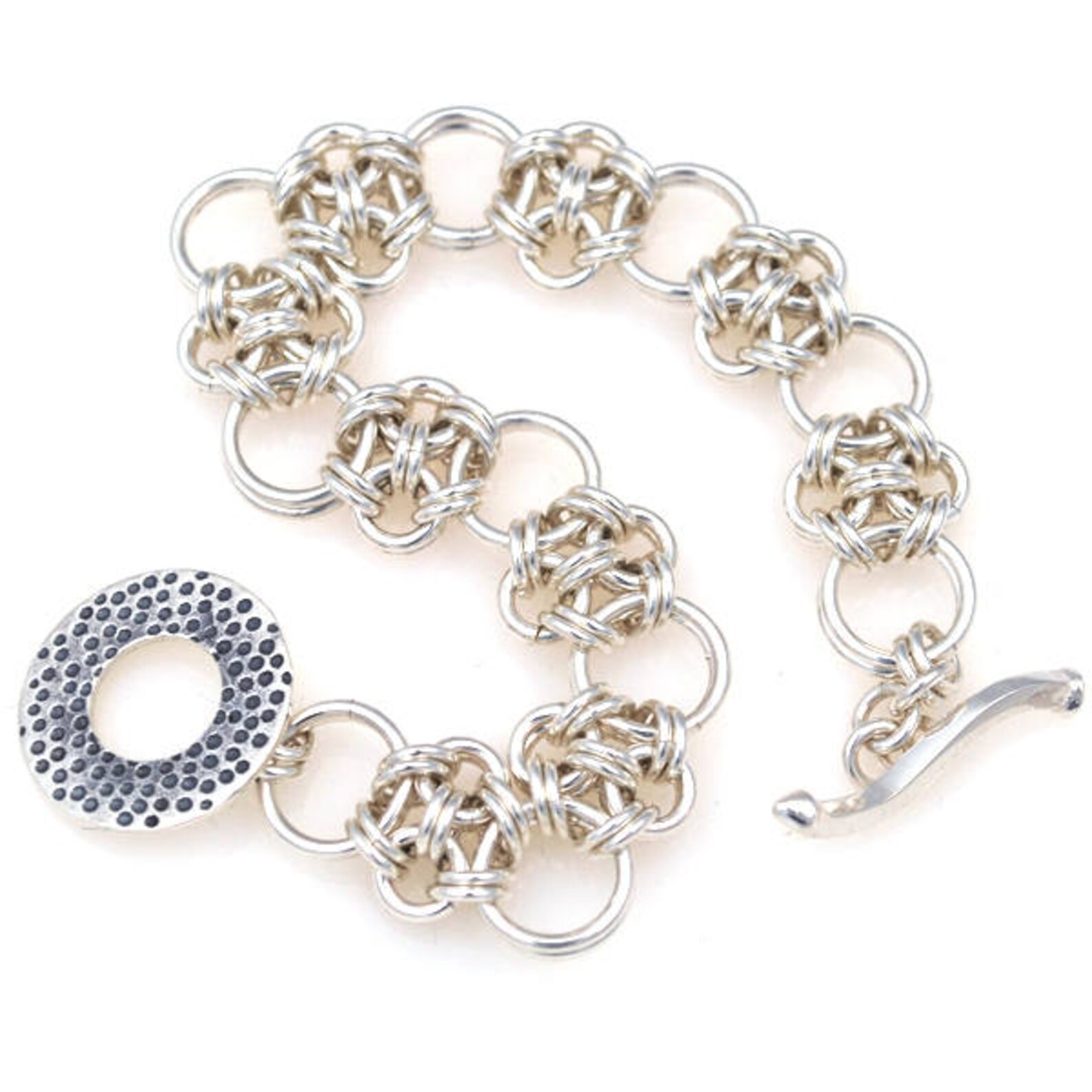 Tutorial: Japanese Cross Extended beginner Chainmaille - Etsy