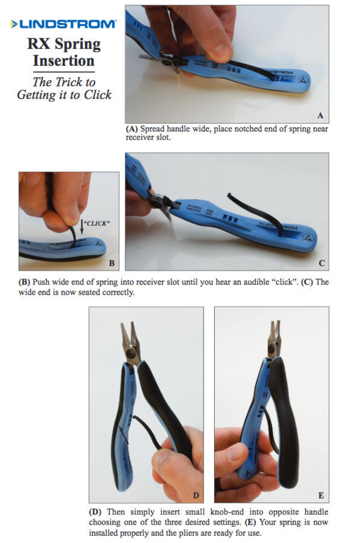 Biospring Replacement Spring for Lindstrom RX Plier - Etsy