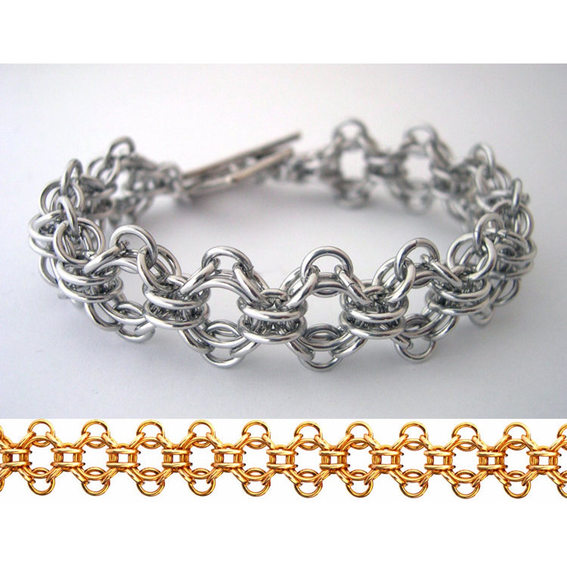Tutorial: Captive Zen advanced Chainmaille Project PDF - Etsy