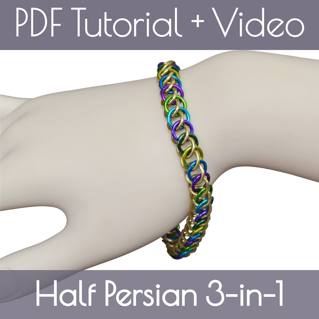 Tutorial: Half Persian 3-in-1 (intermediate Chainmaille Project) PDF ...