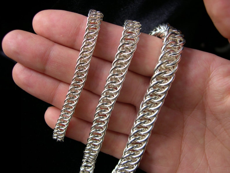 Tutorial: Half Persian 4-in-1 intermediate Chainmaille - Etsy