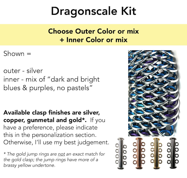 Custom Kit: Dragonscale Intermediate/advanced Level - Etsy