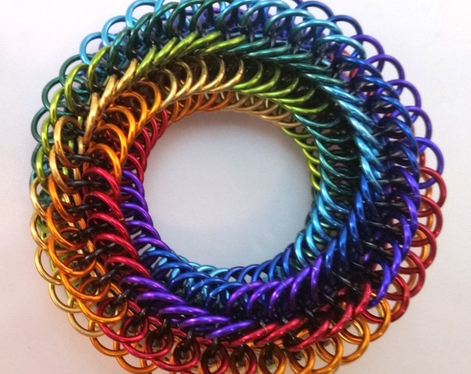 Chainmaille Kit: Infinity Rose Fidget TOY or BRACELET Metal Designz ...