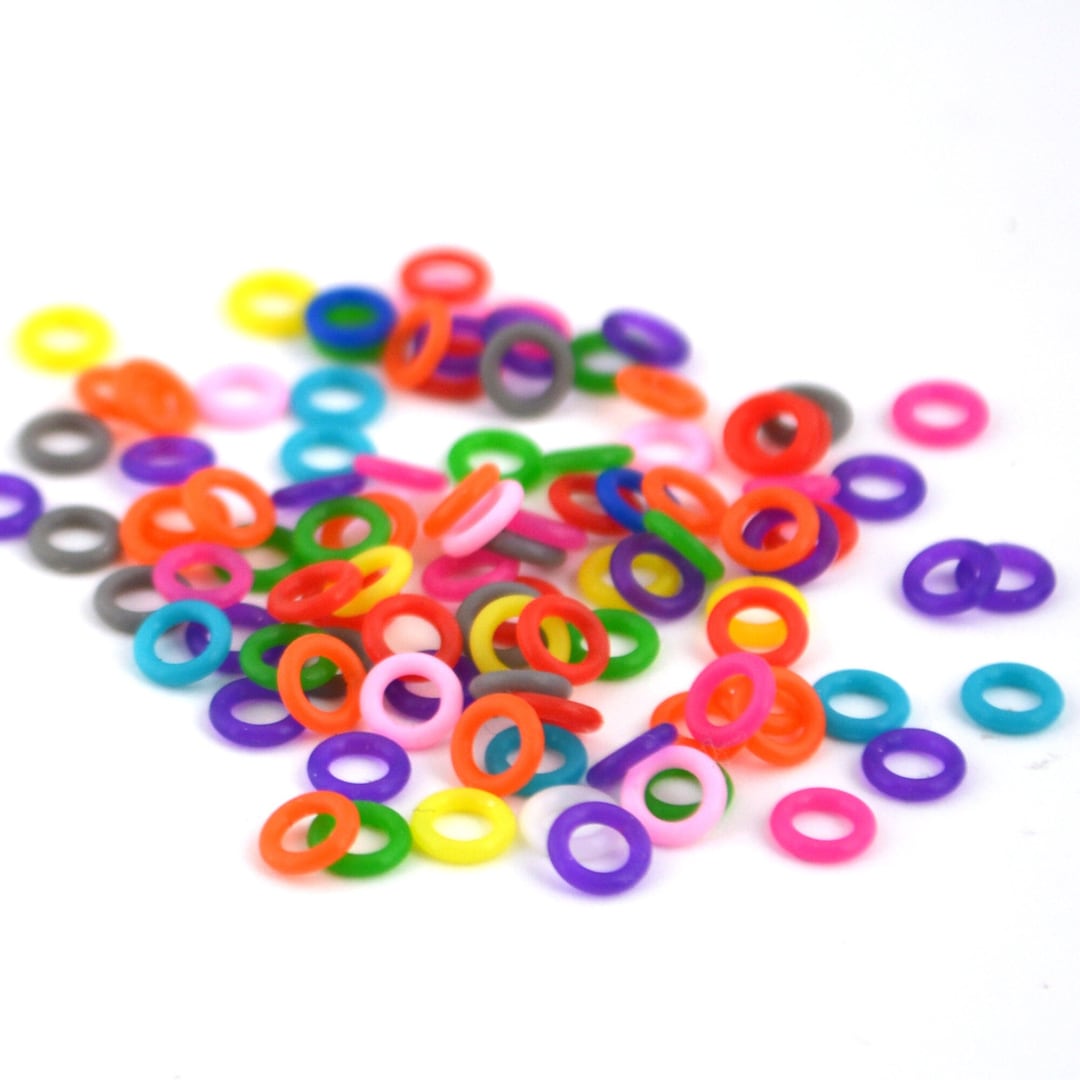 100 Silicone Rubber O Rings 4.8mm OD, Blue Buddha Size C19, Shiny ...