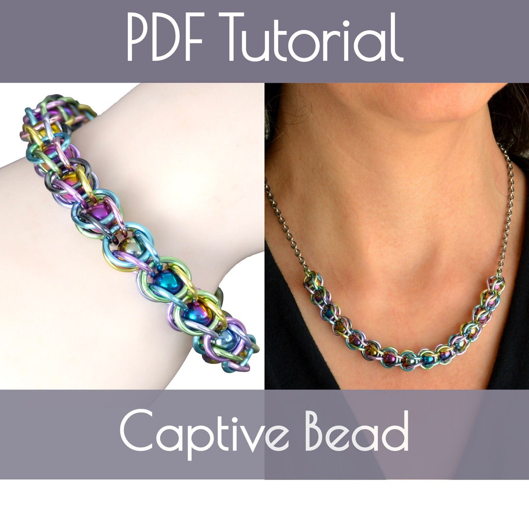 Tutorial: Captive Bead (beginner Chainmaille Project) PDF + Free Video ...