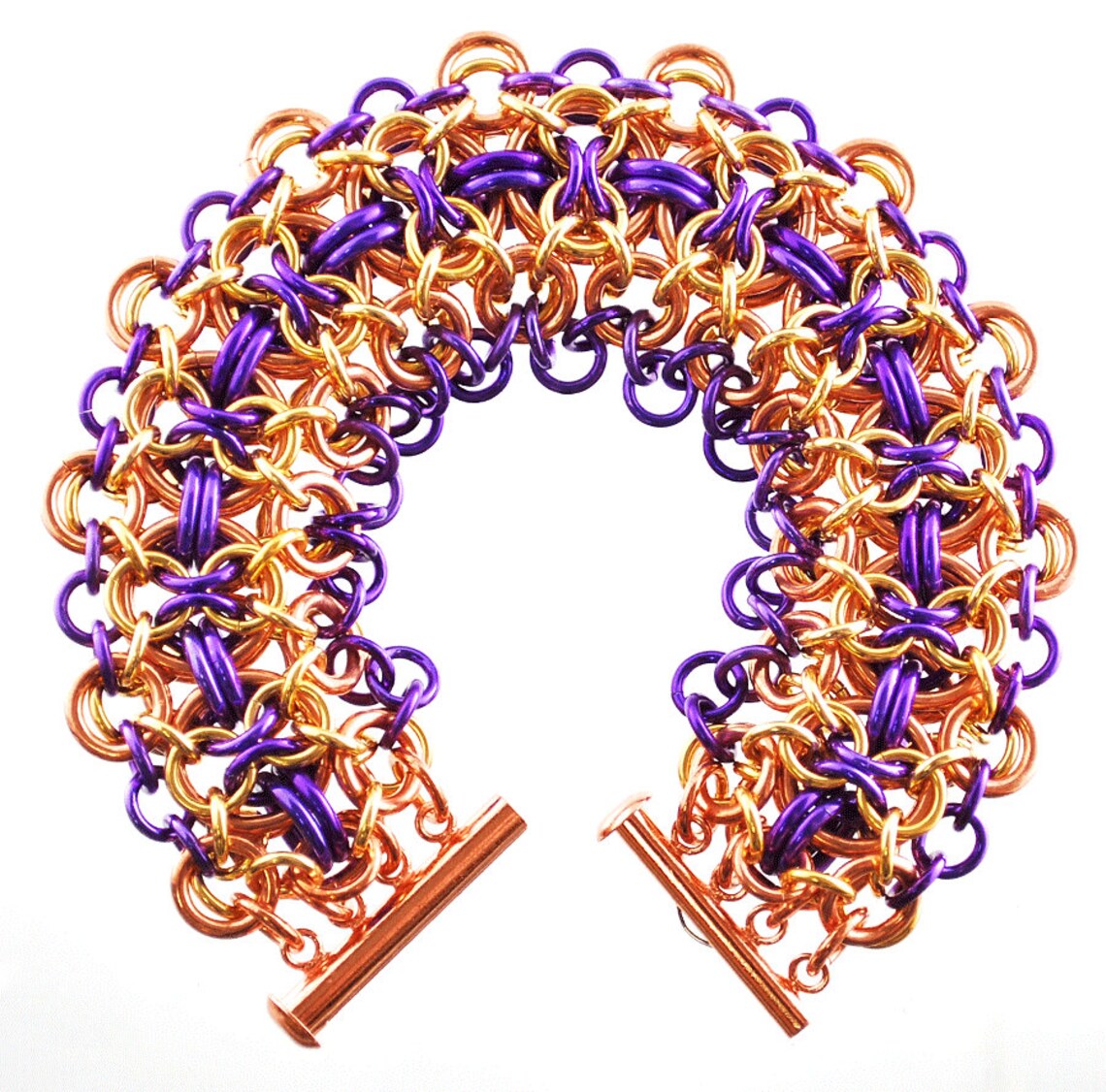 Tutorial: Majestic Maille intermediate Chainmaille Project - Etsy