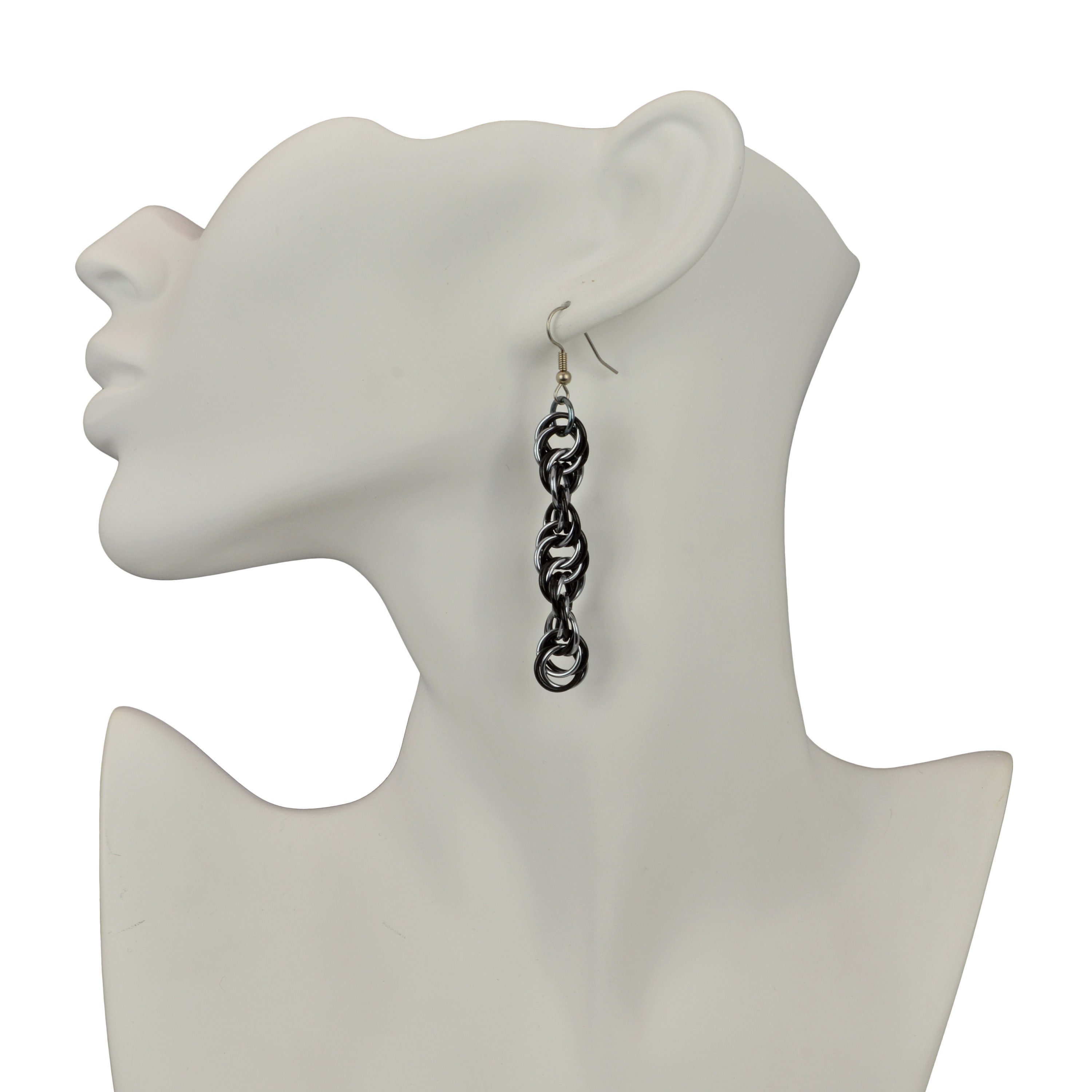 Tutorial: Helix Earrings (beginner Chainmaille Project) PDF + Video - Instructions in English - Etsy