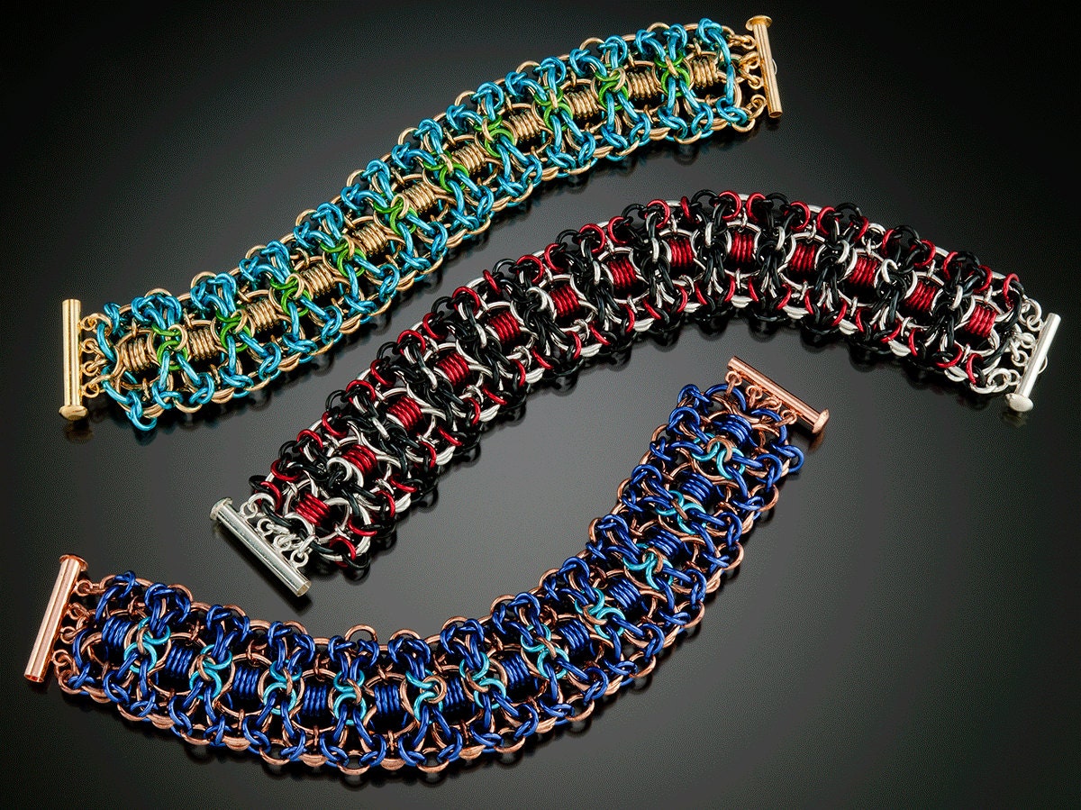 Tutorial: Intricate Maille advanced Chainmaille Project - Etsy