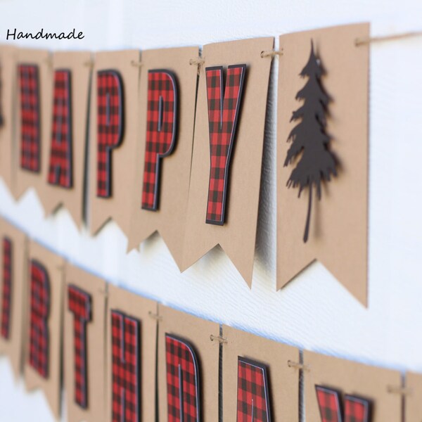 Lumberjack Banner - Etsy