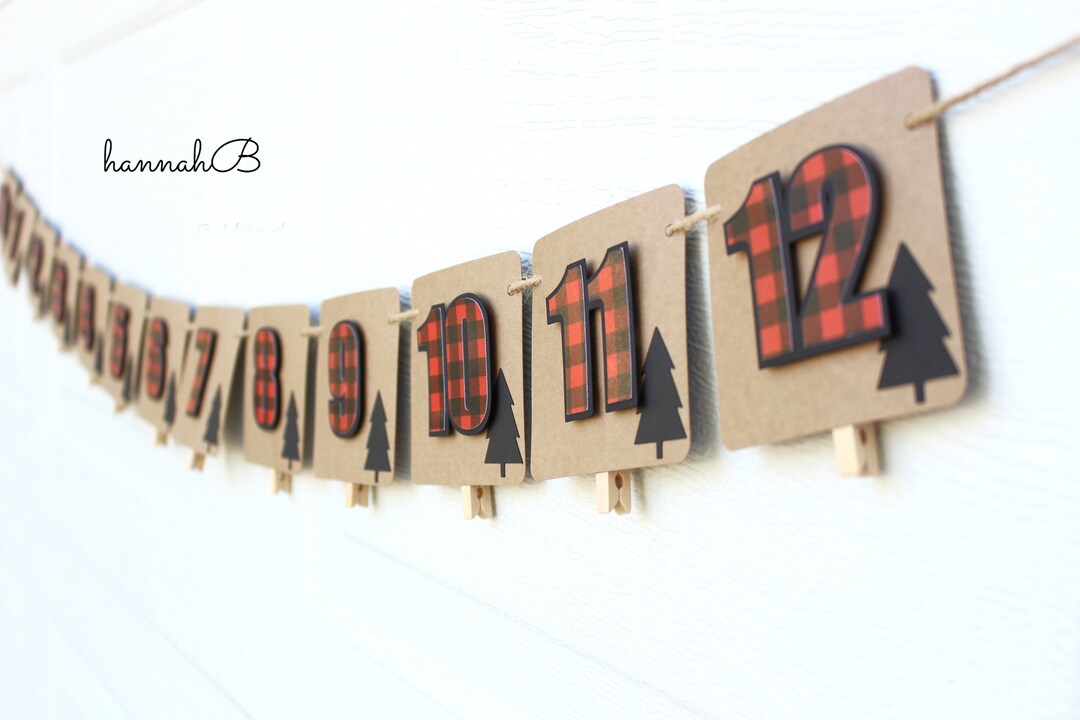 Lumberjack Photo Banner, Lumberjack 12 Month Banner, Camping, Woodland ...