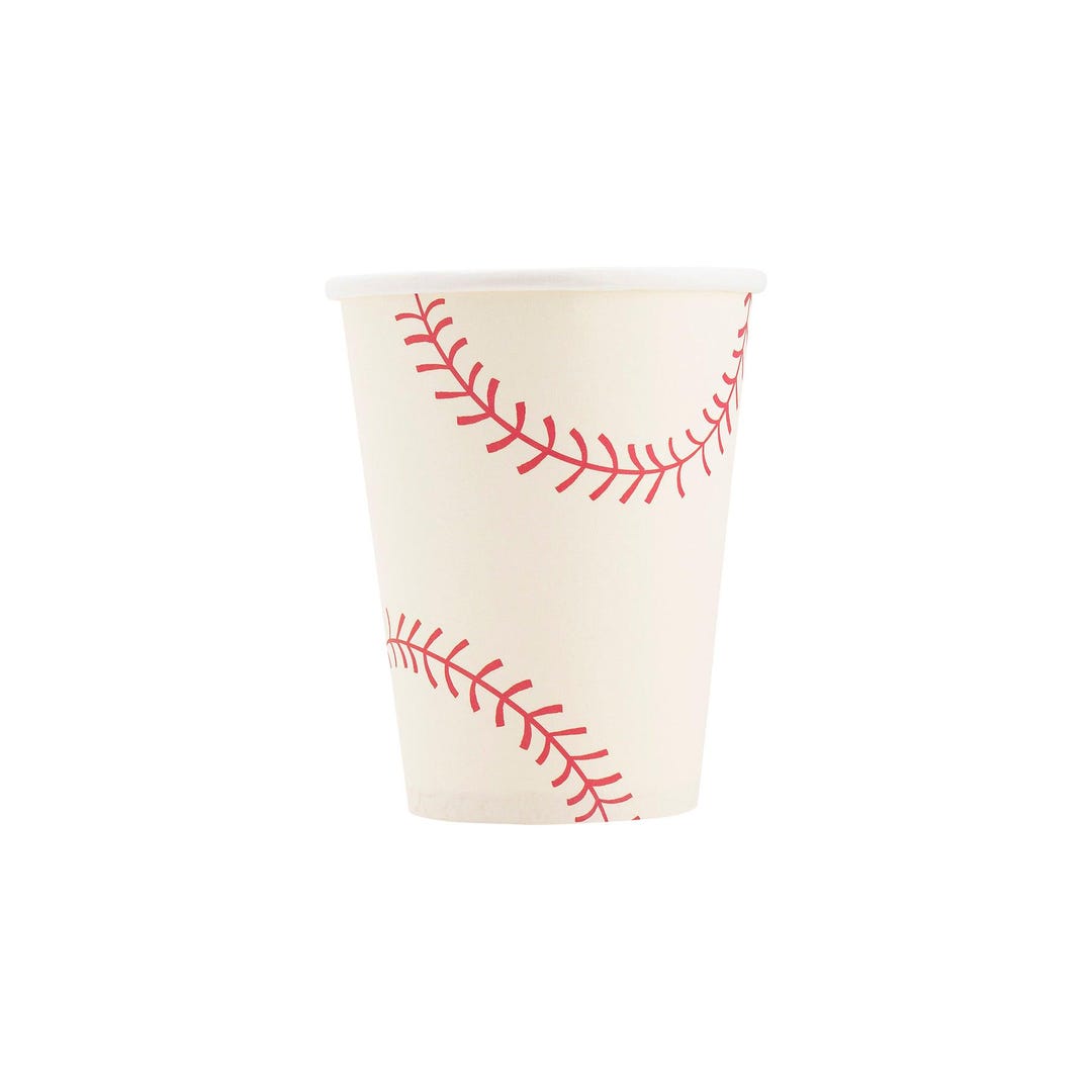 Baseball Paper Cups 12 Oz., Baseball Party Cups, Baseball Party ...