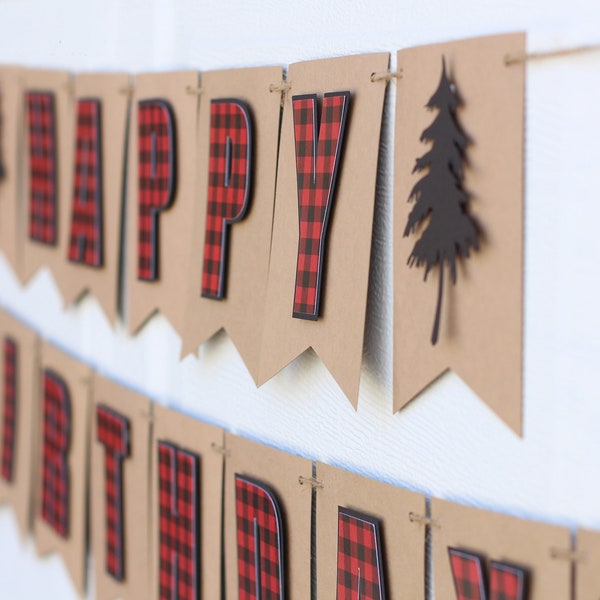 Lumberjack Banner - Etsy