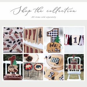 Lumberjack Photo Banner, Lumberjack 12 Month Banner, Camping, Woodland ...