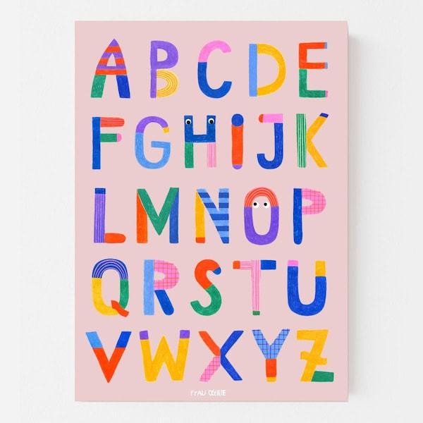 Abc Poster - Etsy