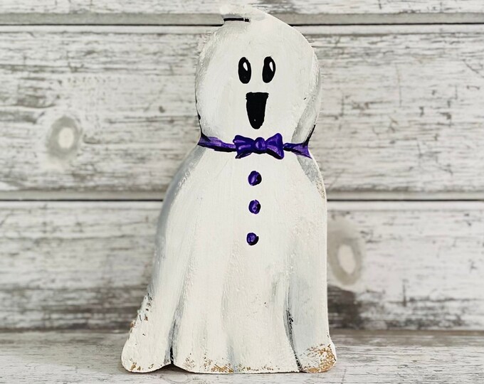 Ghost, Wood Ghost, Small Ghost, Halloween Decor, Tiered Tray, Cute ...