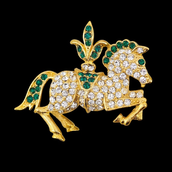 Napier Brooch, Carousel Horse Brooch, Vintage Brooch,… - Gem