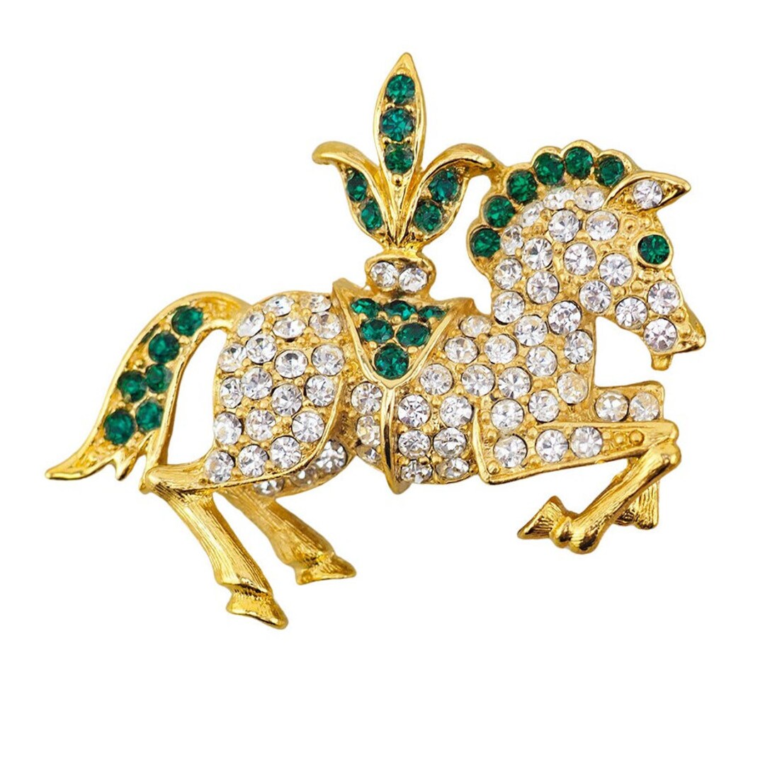 Napier Brooch, Carousel Horse Brooch, Vintage Brooch, Horse Pin ...