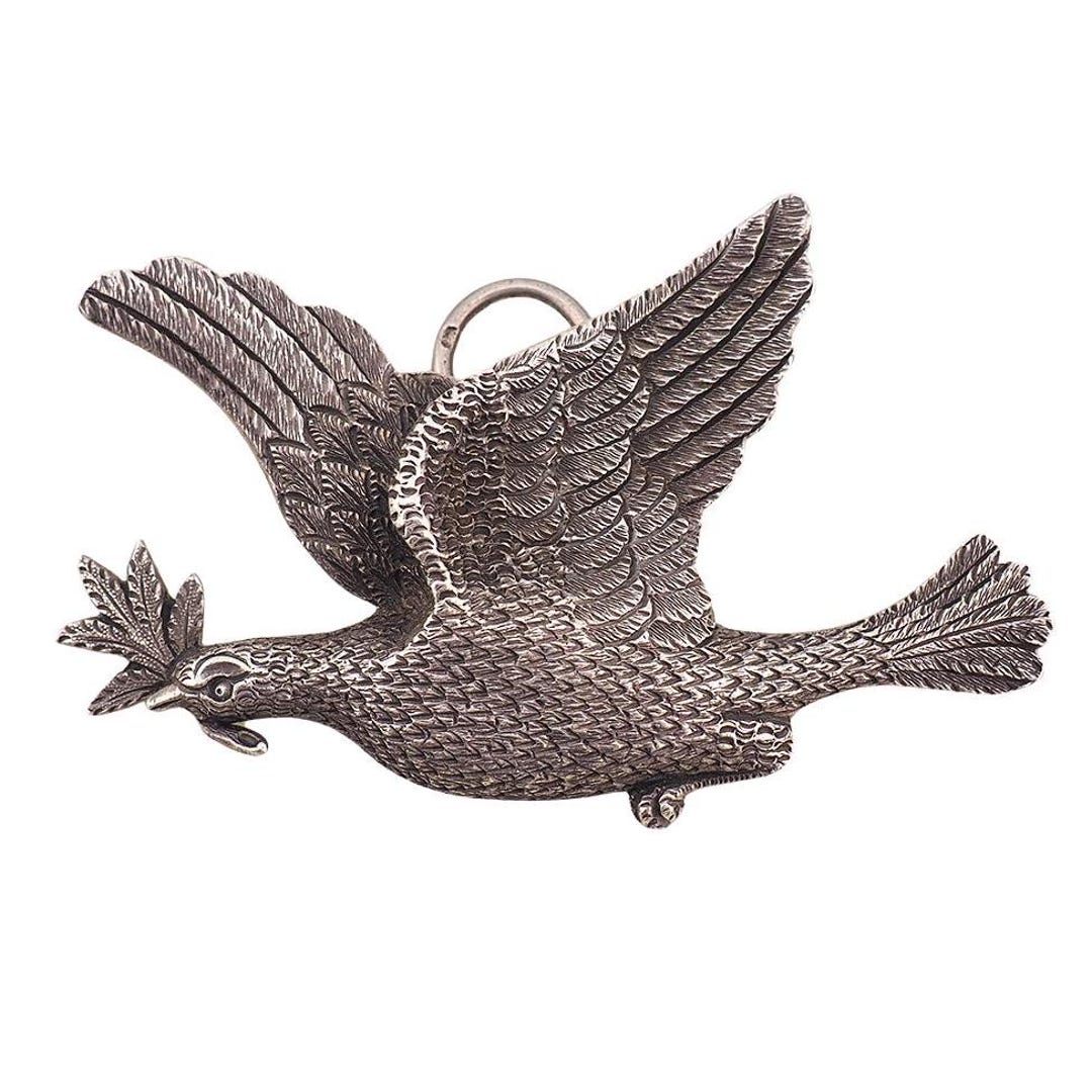 Victorian Silver, Masonic Jewel, Peace Dove, George Kenning, 1882 ...