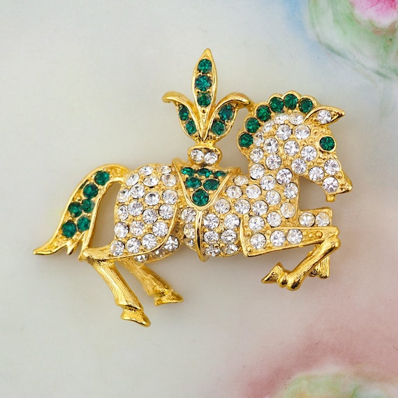 Napier Brooch, Carousel Horse Brooch, Vintage Brooch,… - Gem