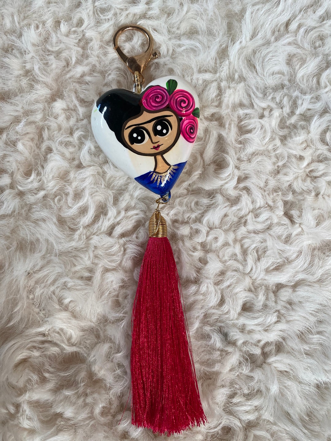Frida Charm 8" - Etsy