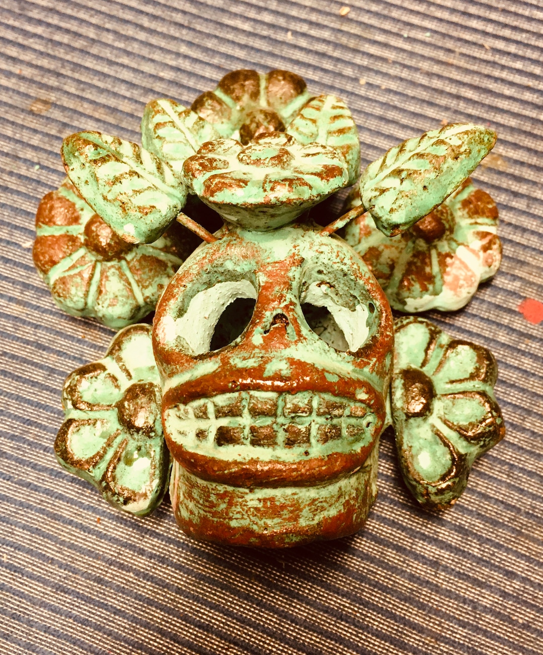 Clay Katrina Skull - Etsy