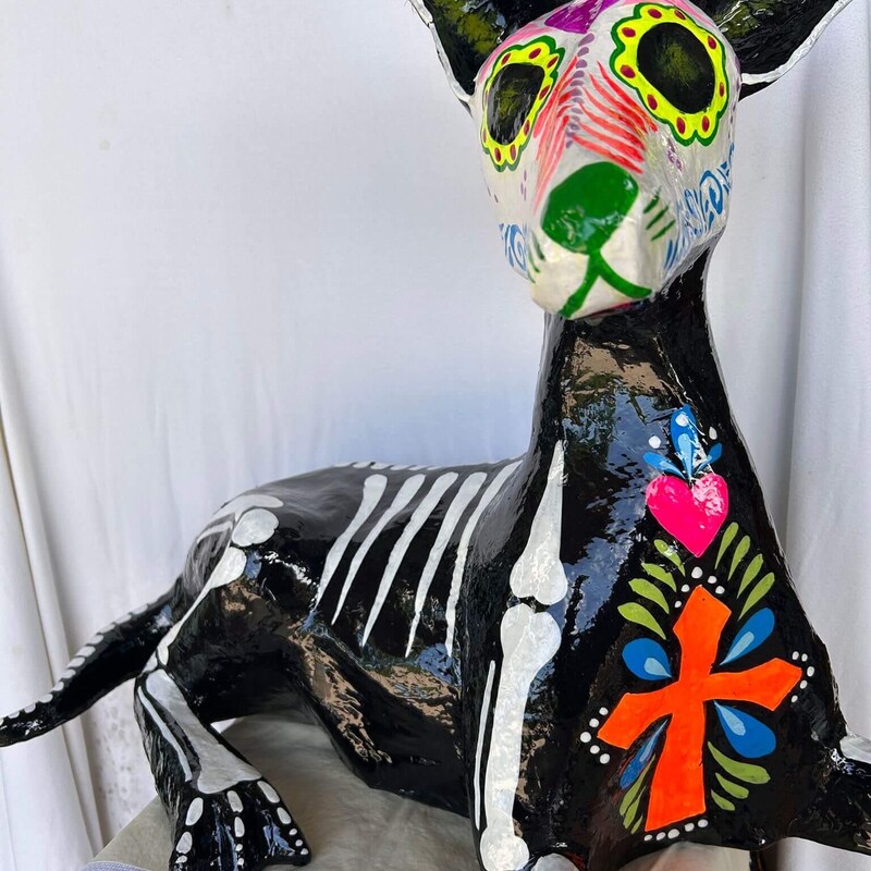 Paper Mache Dog - Etsy