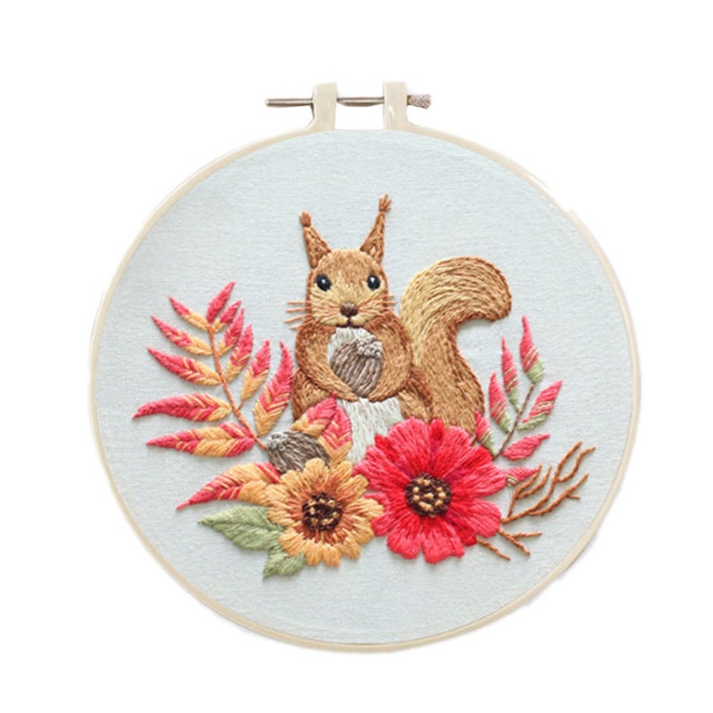 Creative Embroidery DIY Embroidery Semi-finished Product Kit Birthday ...